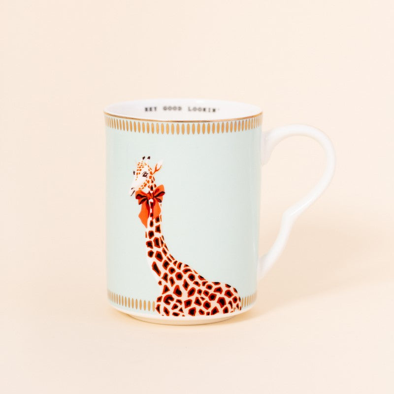 Lot de 6 Mugs Girafe Animal Magic - 350ml Yvonne Ellen - www.mathon.fr