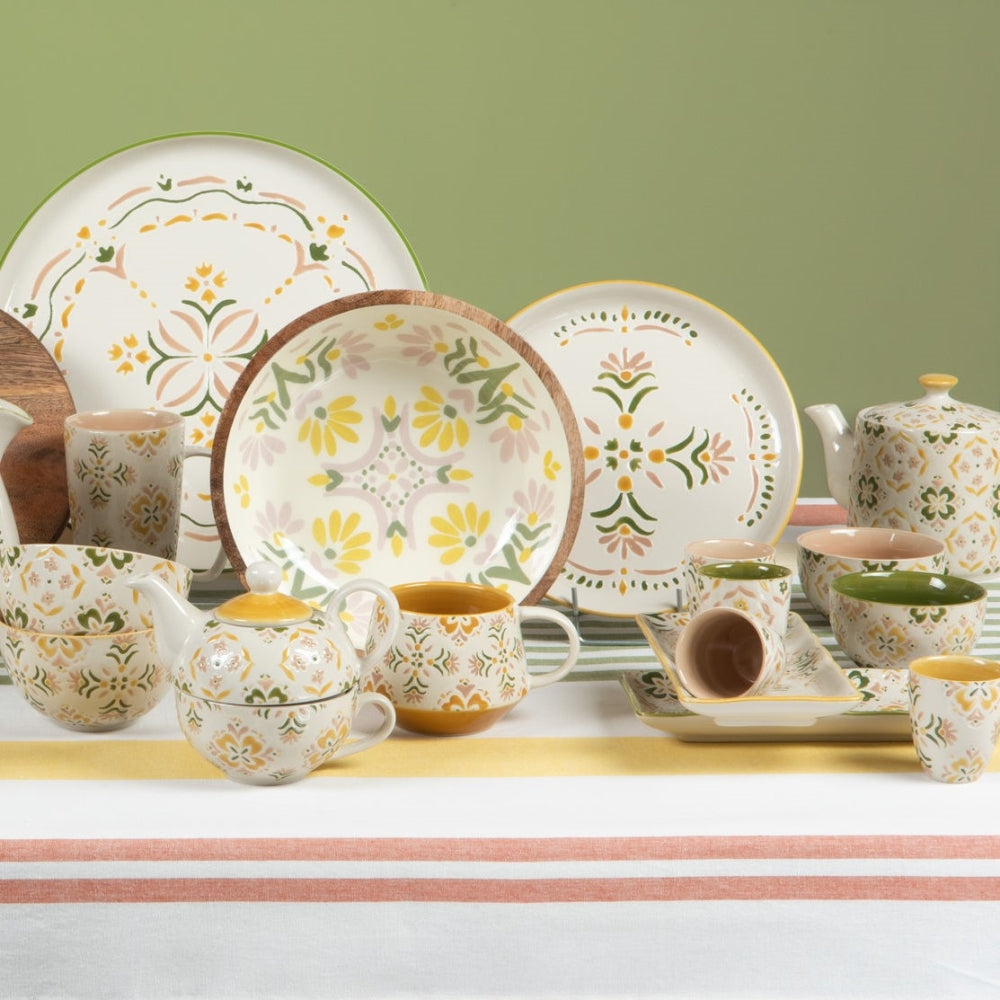 Assiette à dessert Léane 20 cm (lot de 6) Amadeus - www.mathon.fr