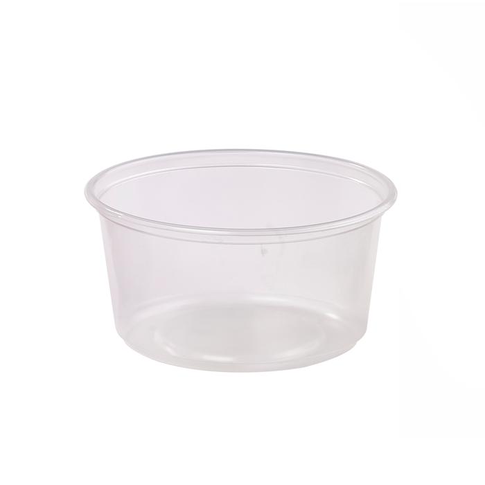 50Pcs - Pot Deli rond PP transparent H55mm 350ml FirstPack - www.mathon.fr