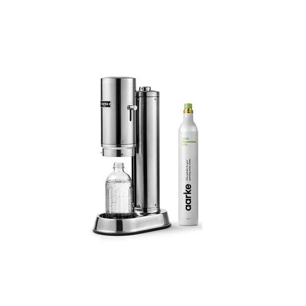 Machine à Soda Et Eau Gazeuse Pack Carbonator 3 Inox + Co2 Aarke - www ...